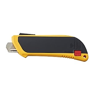 OLFA Self Retracting Safety Utility Knife (SK-6) - Multi-Purpose Fully-Auto Box Cutter w/Self Retractable Blade, Blade Guard, & Ergonomic Handle, Replacement Blades: OLFA RSKB Safety Blades