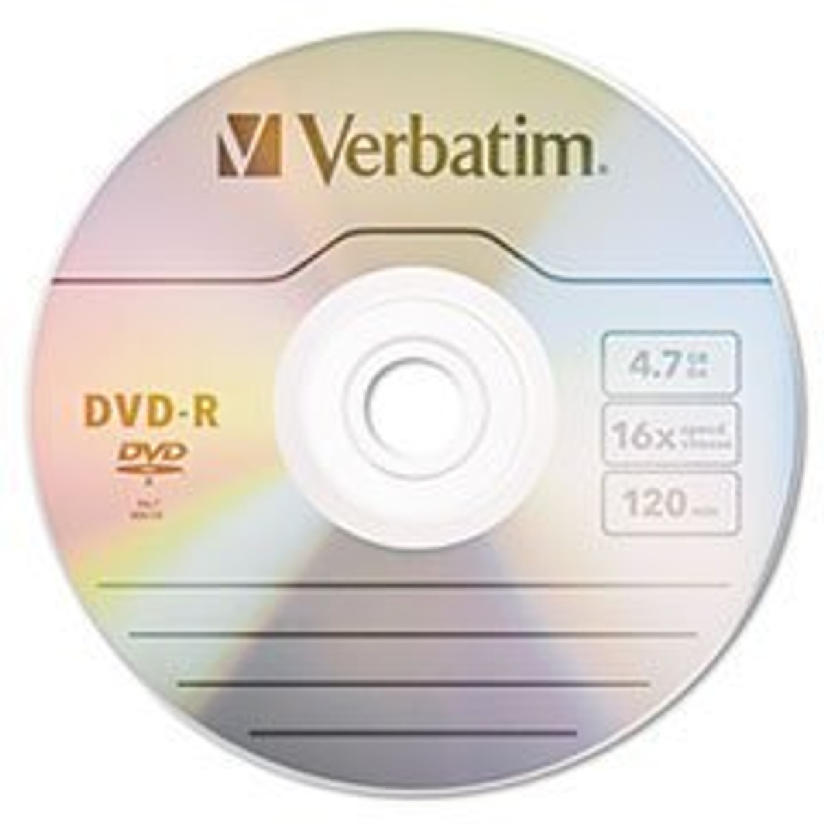 (3 Pack Value Bundle) VER95101 DVD-R Discs, 4.7GB, 16x, Spindle, Silver