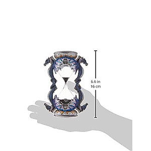 Design Toscano WU70646 Death's Door Dragon Gothic Decor Statue Hourglass Sand Timer, 6 Inch, Single