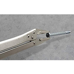 Triplett TT-200 LongLockers 15-inch Extended Reach Locking Pliers with Non-Slip Handles, Red, Silver, Black