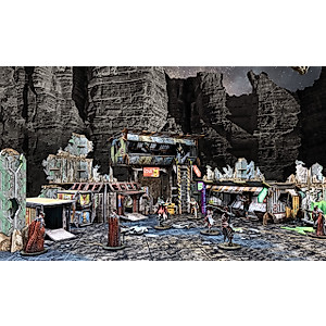 Battle Systems - Modular Tabletop 3D Gaming Sci-Fi Terrain - Perfect for 28mm-35mm Miniatures and Figures - No Painting Required - Science Fiction Aliens 40K Wargame