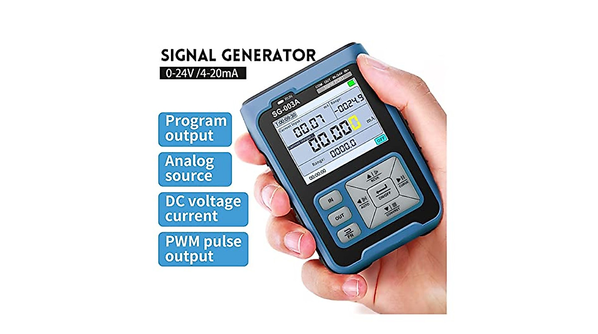 LONNYS Portable Mini Signal Generator for Precise 4-20mA Calibration