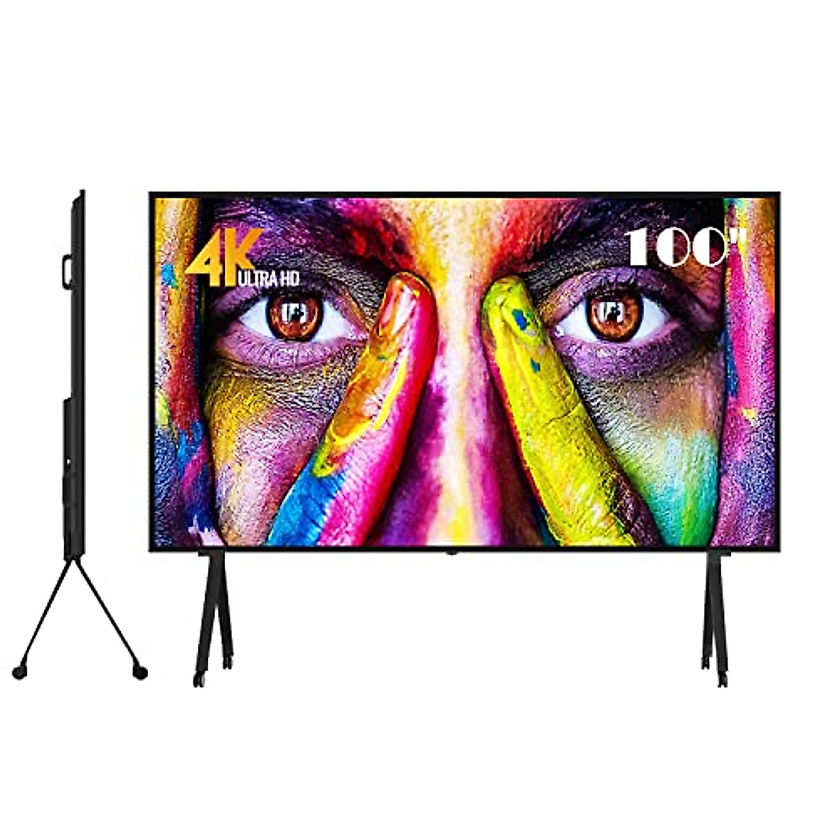 GTUOXIES 100 Inches UHD 4K TV, Large Size Television, Stunning and Reality Screen, Designed to Fit Gracefully Into Any Room and Blend in Beautifully with Any Décor