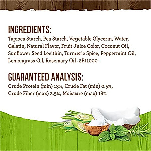 Merrick Fresh Kisses Dog Dental Treats, Coconut Plus Botanical Oils Recipe, Dog Treats for Large Breeds Over 50 Lbs - 2.23 lb Box, 22 Count (Pack of 1)