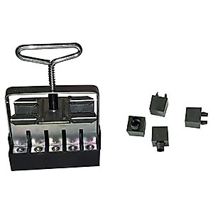 Ladbrooke Genuine Soil Block Maker - 2-Pc Set Includes Micro 20 with Cubic Inserts, Made in England
