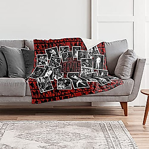 Elvis Presley Blanket, 50"x60", Comeback to 68 Silky Touch Sherpa Back Super Soft Throw Blanket