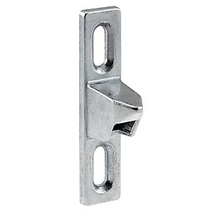 Prime-Line MP2082 Sliding Door 1/2 In. Wide Keeper with Chrome Plated Diecast, 2 Count (Pack of 1)