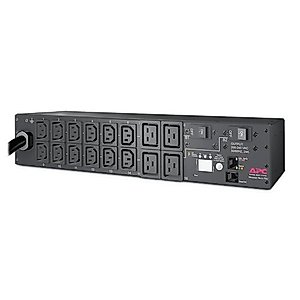 APC Metered Horizontal 2U Rack Mount IEC 12x C13 4x C19 PDU 208V L6-30P AP7811
