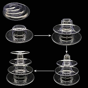 Candora 4-Storey Macaron Display Stand Cake Stand Macaron Tower(2 Sets)