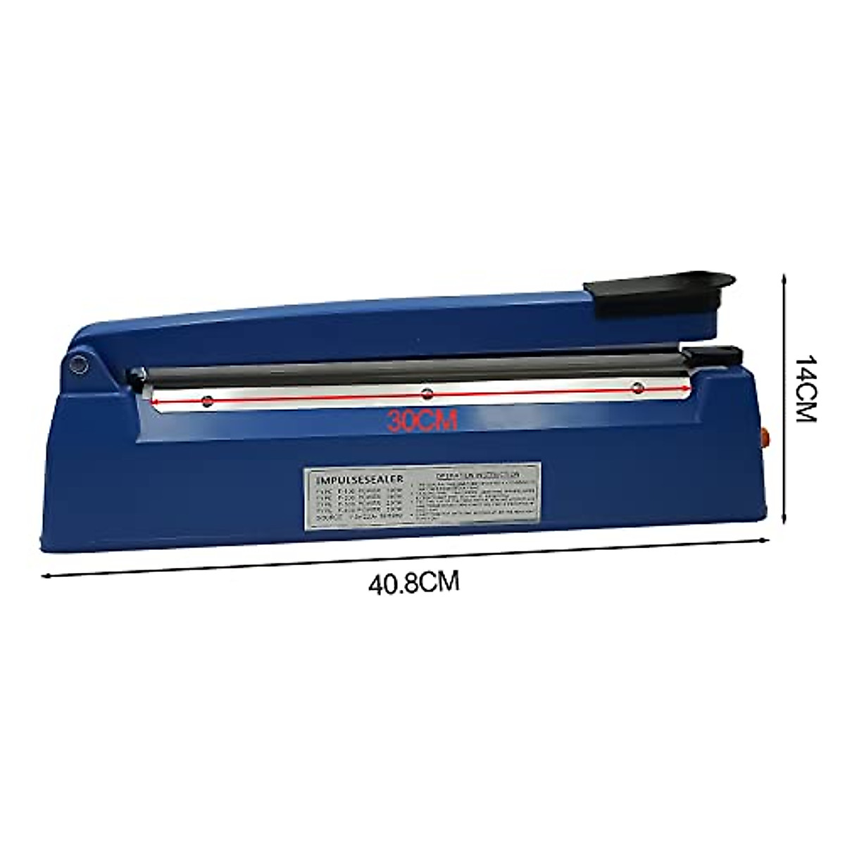 12 Inch Impulse Bag Sealer Handheld Heat Sealer Machine for Bag Sealing Packing Shrink Wrap Machine