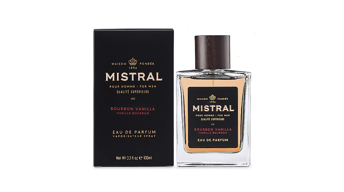 Mistral Men's Cologne - Bourbon Vanilla, 3.4 Oz