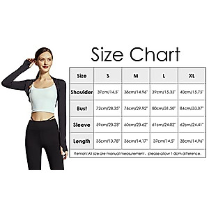 FEOYA Women's Anti-UV Arm Cover Shrug Breathable Cooler Shrug for Golf Riding Jogging Shawl Arm Sleeves Black S