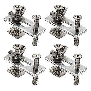 Genmitsu 4PCS T-track Mini Hold Down Clamp Kit, Compatible with 3018-PRO/3018-MX3/3018-PROVer CNC Router Machine