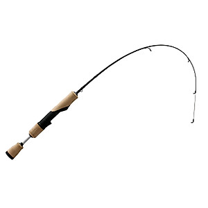 13 FISHING - Omen Ice Rod - 36" MH (Medium Heavy) - Solid Carbon Blank - Split Grip Handle - OBI-36MH-SG , Black