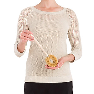 Redecker Coconut Fiber Dish Brush with Untreated Beechwood Handle, 11-Inches