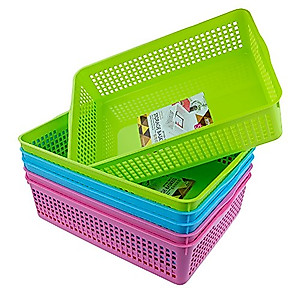 Anbers Storage Baskets/Tray Baskets, Set of 6