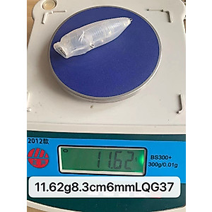 10PCS Unpainted Fishing Popperbait Blanks 8.3cm 11.6g with 6mm Free 3D Simulation Fishing Eye Popper Baits Artificial Blank Clear Hard Baits Trout Salmon Minnow Lure Crankbait Topwater Freshwater