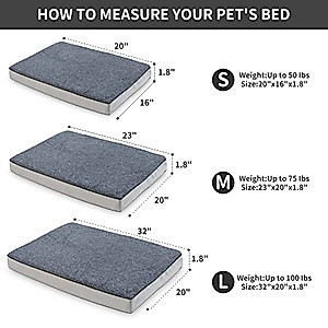 Outdoor Heated Pet Bed，Orthopedic Foam Heating Pet Bed for Small, Medium, Large and Dogs/Cats - Auto Temperature Control Outdoor Heated Cat Pad- with Removable Washable Cover - Water-Resistant Pet Mat