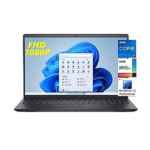 DELL 2023 Inspiron 15 3000 Business Laptop, 15.6" FHD Display, 12th Gen Intel Core i7-1255U,Windows 11 Pro, 16GB DDR4 RAM, 512GB SSD, WiFi 6, Long Battery Life