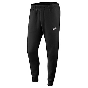 Nike Men's NSW Club Jogger, Black/Black/White, X-Large