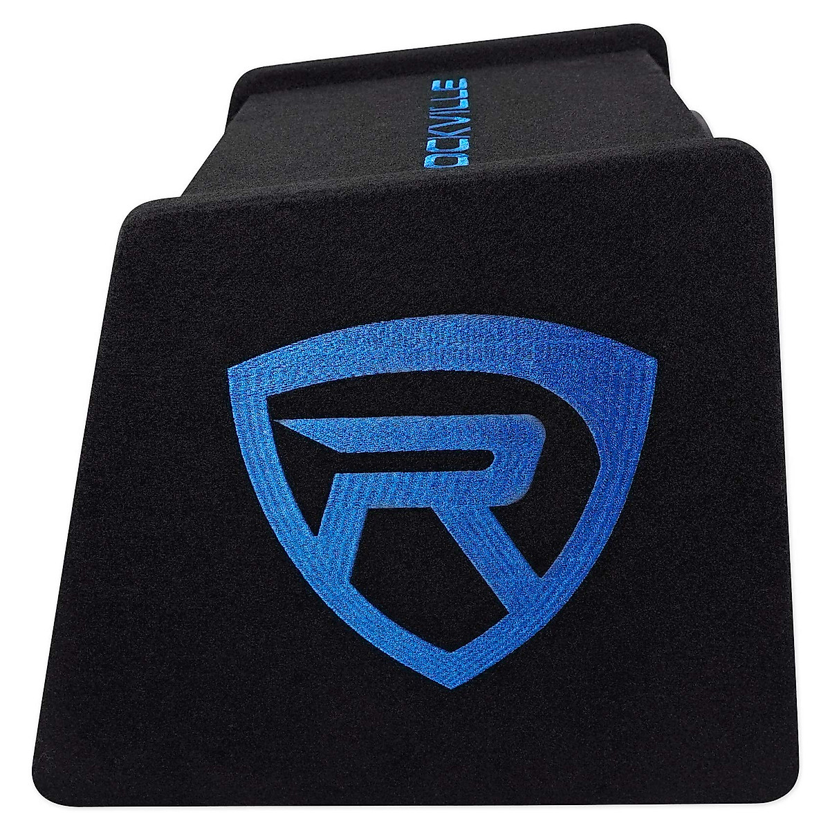 Rockville RV12.1C 600w 12" Loaded Car Subwoofer Enclosure+Mono Amplifier+Amp Kit,Black