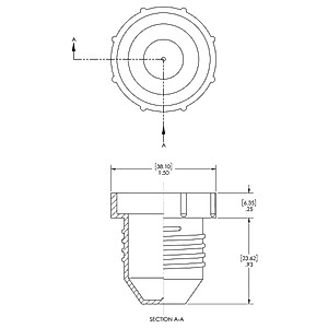 Caplugs PD-160 PD Series – Plastic Threaded Plug for Flared JIC Fittings, 200 Pack, Red LD-PE, Thread Size 1-5/16"-12 Open End Protection, Leak Prevention, Automotive, Hydraulic Systems (99191190)
