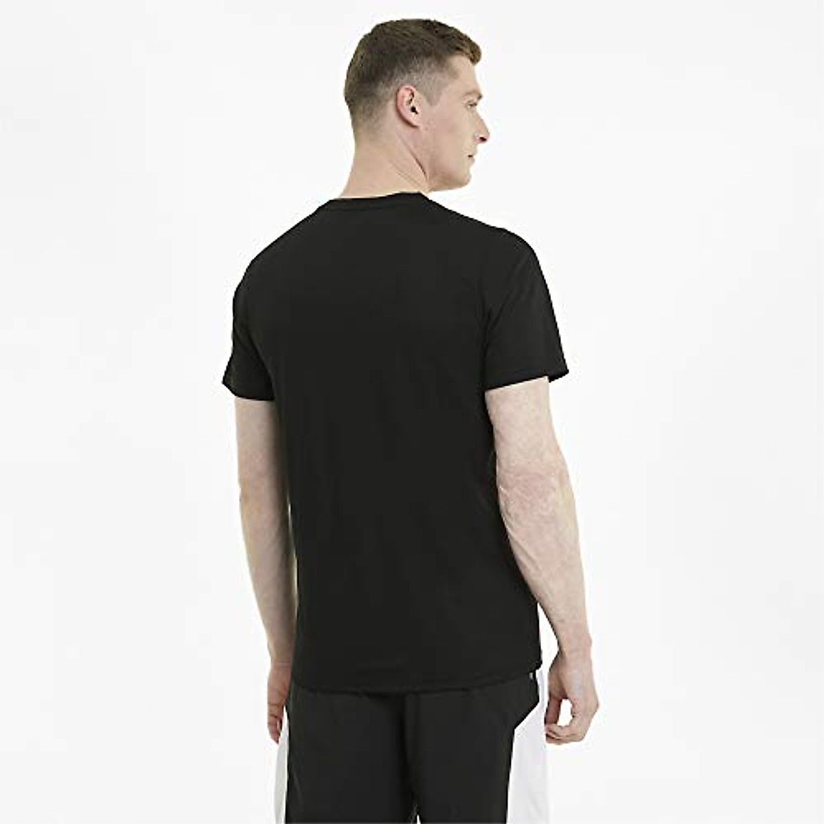 PUMA Men'sPerformance Cat Tee (Available in Big and Tall Sizes), Black, Medium