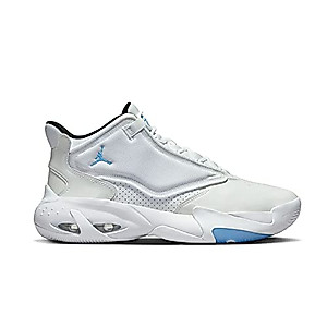 Men's Jordan Max Aura 4 (White UNI Blue Black, us_Footwear_Size_System, Adult, Men, Numeric, Medium, Numeric_9)