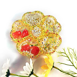 4 PCS Jewelry Tray Resin Mold,Flower Heart Fish Owl Tray Silicone Mold,Jewelry Storage Box Resin Casting Mold for DIY Epoxy Crafts