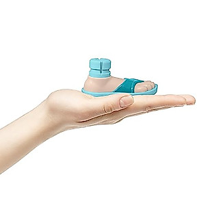 New Beach Sandal Walker Ski Glides for 1" Walker Tubes - 1 Pair (Turquoise)