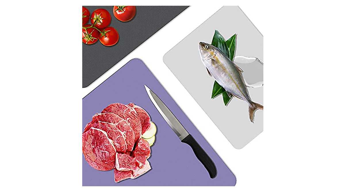 WK Flexible Kitchen Cutting Board Set of 6 - Non Slip