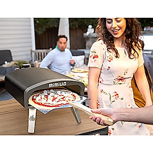 Mimiuo Outdoor Gas Pizza Oven - Portable Propane Pizza Ovens for Outside - Professional Pizza Stove with Oven Cover, Pizza Stone and Pizza Peel - (Classic G-Oven Series)