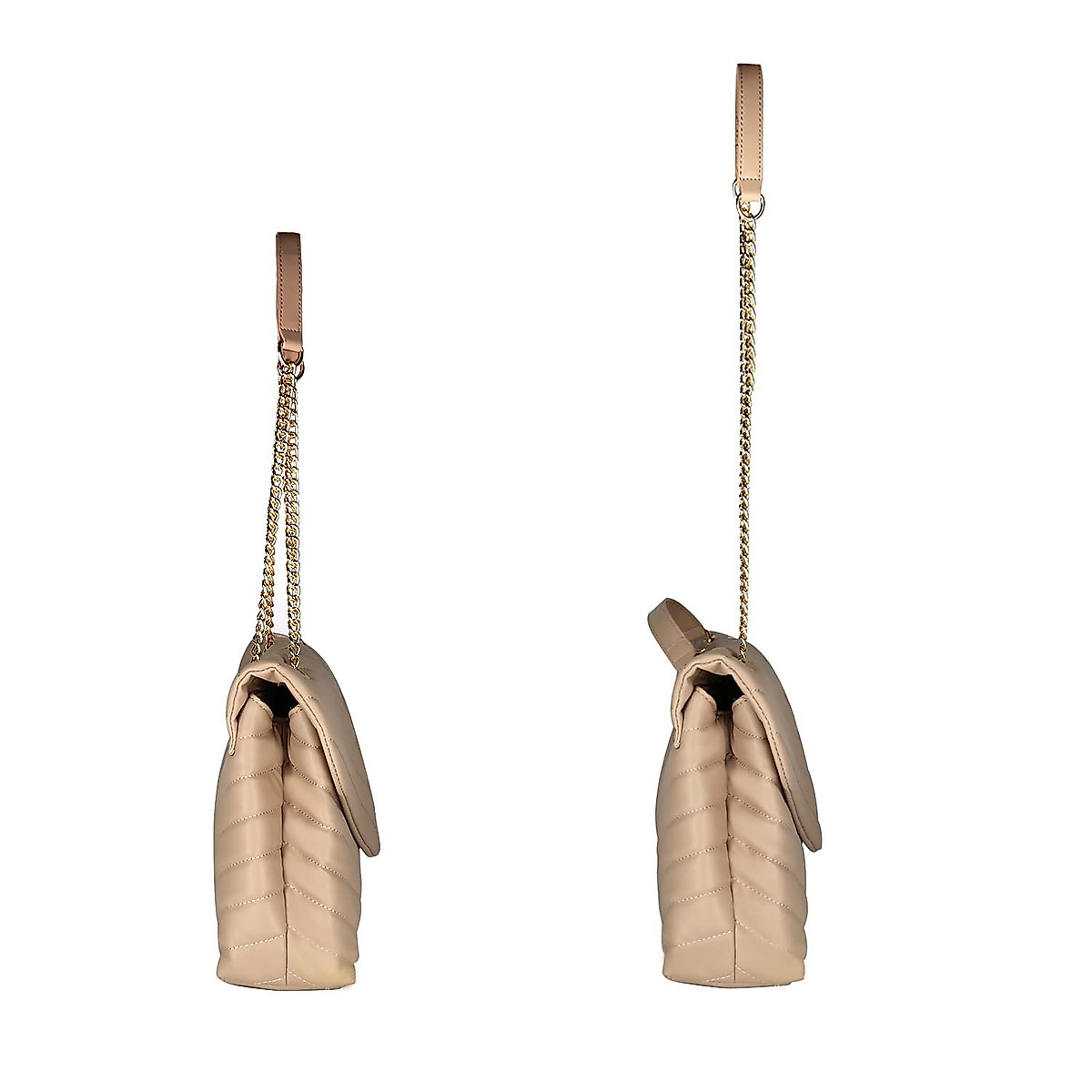 iKunst Qulited Crossbody Bags for Women, Large Fashion Purses and Handbags, PU Leather Shoulder bags with Adjustable Strap