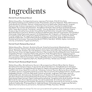 Murad Youth Renewal Retinol Trial Kit – 3-Piece Trial-Size Kit $102 Value - Anti-Aging Retinol Skincare Set - Retinol Serum for Face, Retinol Eye Serum, & Retinol Night Cream