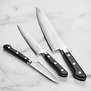 Tojiro DP Damascus 3-piece Knife Set
