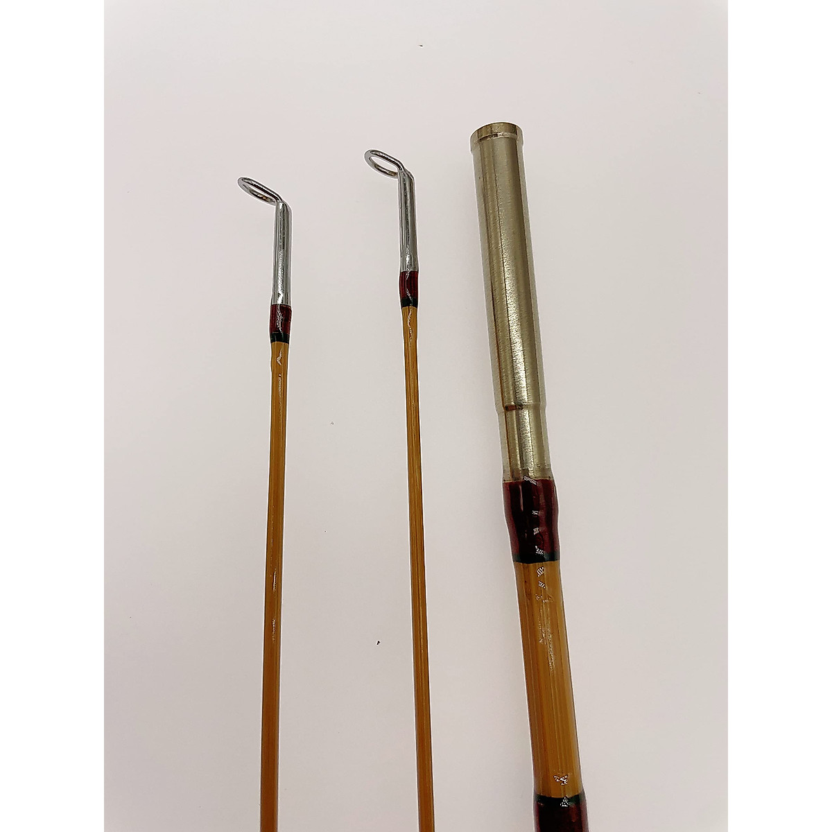 New Bamboo Fly Rod with Nickel Silver Downlocked Reelseat and Agate Strip Guide. (8'0" #6)