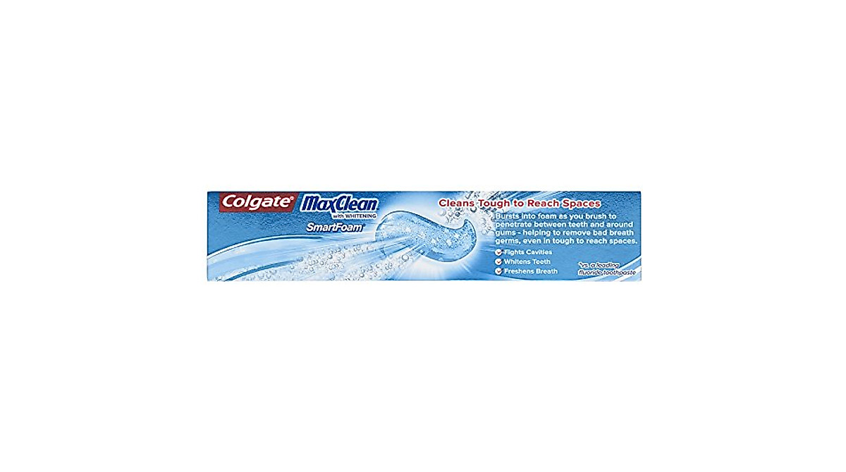Colgate MaxClean Whitening Toothpaste with Fluoride | Deep Clean ...