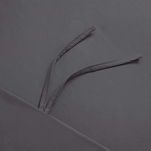 Mellanni Bed Sheet Set + Duvet Cover Set Bundle&Save - Hotel Luxury Bedding - Bundle Includes: 4pcs Bed Sheet Set and 5pcs Duvet Cover Set (Queen, Gray)