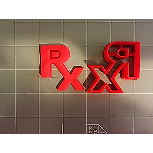 RX Logo Cookie Cutter (3 Inch)