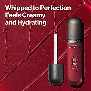 Liquid Lipstick by Revlon, Face Makeup, Ultra HD Matte Lip Mousse, Longwear Rich Lip Colors in Plum / Berry, 825 Spice, 0.02 Oz