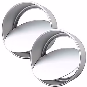 Tosnail 2 Pack 8-Inch Aluminum Round Cake Pan with Removable Bottom