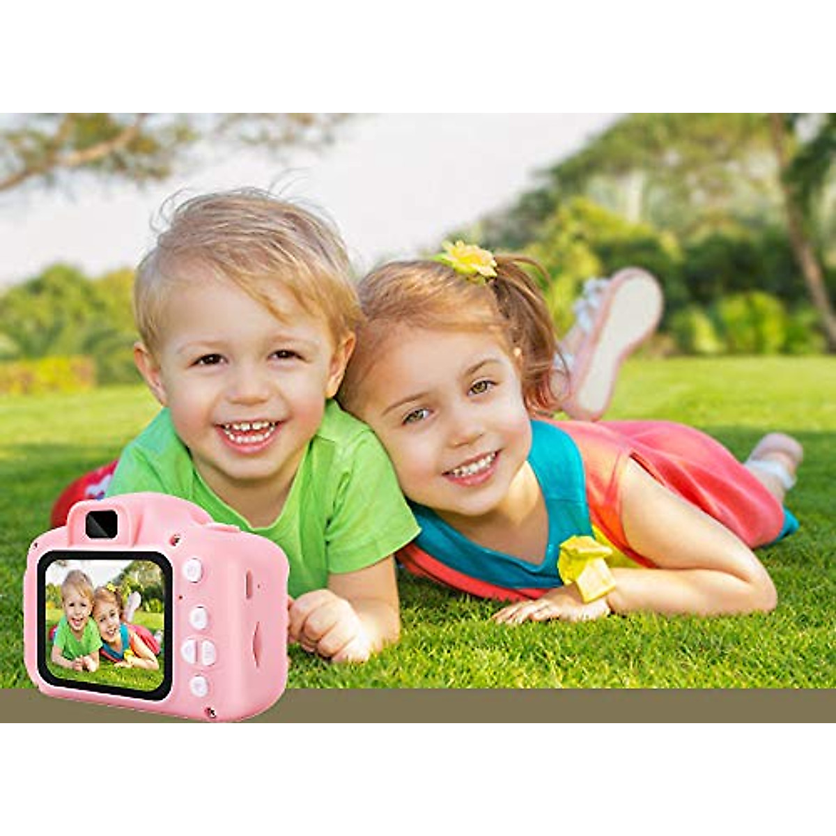 LEOP Children's Digital Camera, Children's Toy Camera with 1080P Screen, Toy Gifts for Boys and Girls, Support Photo and Video Recording, 2 inches IPS Screen with 32GB SD Card