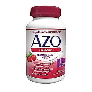 AZO Cranberry, Maximum Strength, Softgels 100 ea (Pack of 4)