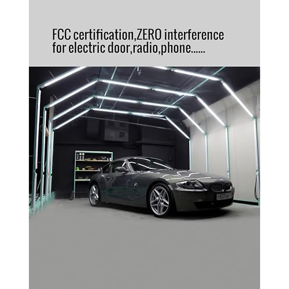 TIMIKEY 10 Pack LED Shop Lights,6500K 5000LM 4FT 36W Super Bright Strip Fixture,FCC&ETL No Interference,Plug&Play Ceiling Lighting is idea for Garage,Cabinet,Shop, Workbench,Warehouse