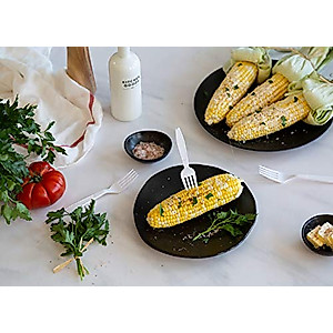 [500 Pack] Extra Heavyweight Disposable White Plastic Forks