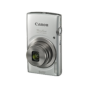 Canon PowerShot ELPH 180 Digital Camera w/Image Stabilization and Smart AUTO Mode (Silver) (Renewed)