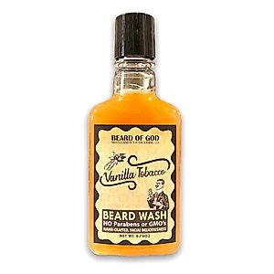 Titanium Beard Wash Shampoo Soap, Moisturizes, Nourishes & Repairs - Handcrafted & Made in USA (Vanilla Tobacco)