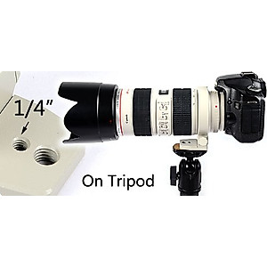 DSLRKIT Tripod Mount Ring B (W) for Canon 70-200mm f/2.8L is II USM & EF 100-400mm f/4.5-5.6L is USM