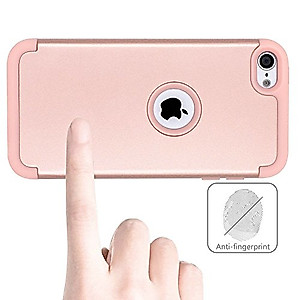 ULAK Compatible with iPod Touch 7 Case, iPod Touch 6 Case, iPod Touch 5 Case, Heavy Duty High Impact Knox Armor Case Cover for iPod Touch 5th/6th/7th Generation, Purple