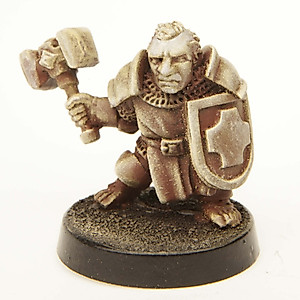 Stonehaven Miniatures Halfling Paladin Figure (for 28mm Scale Table Top War Games) - Made in USA